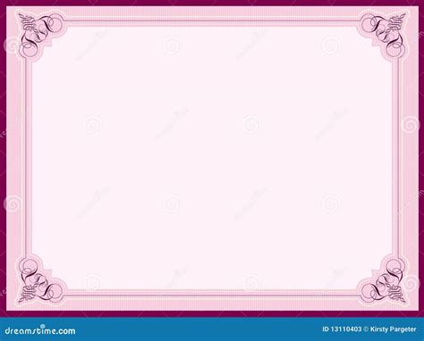Decorative Border Stock Vector Illustration Of Valentines 13110403