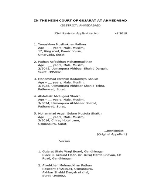 Civil Revision Application Pdf Trustee Tribunal