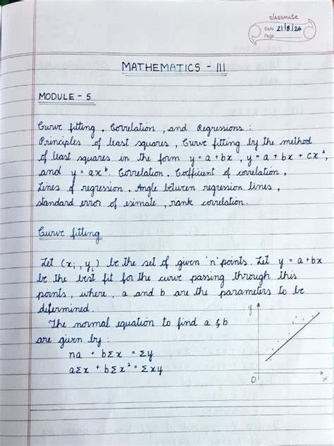 Module 5 Curve Fitting Correlation And Regression Pdf