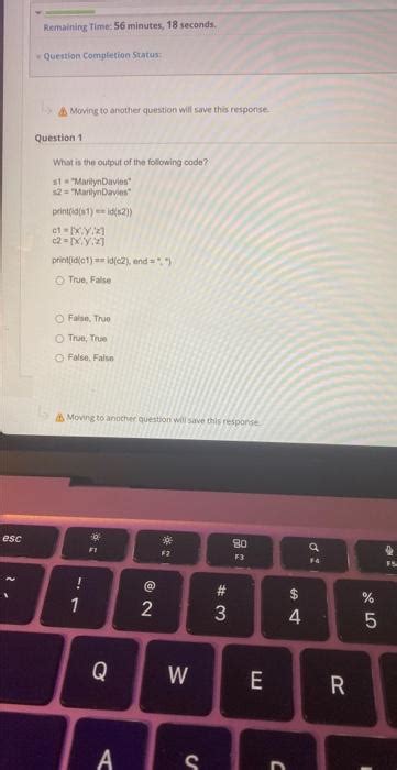 Solved Remainiog Time 56 Minutes 18 Seconds Quention Chegg Com