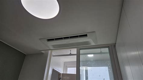 제주도 에어컨 하귀 휴먼시아 1단지 111g㎡ 시스템에어컨 설치공사 시공사례