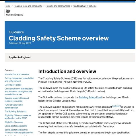 Cladding Safety Scheme
