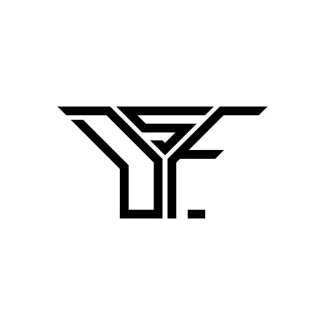 Dsf Letter Logo Creative Design With Vector Graphic Dsf Simple And