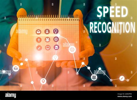 Writing Note Showing Speed Recognition Business Concept For Technology