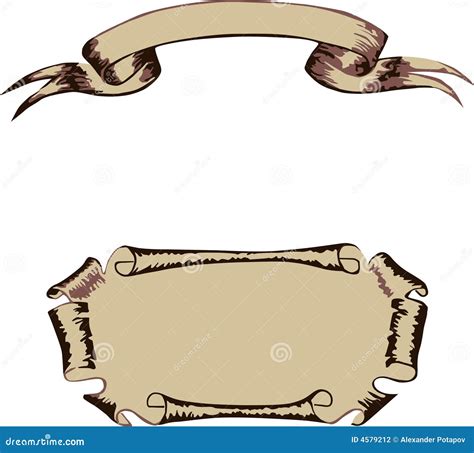 Old Scroll Stock Photography Image