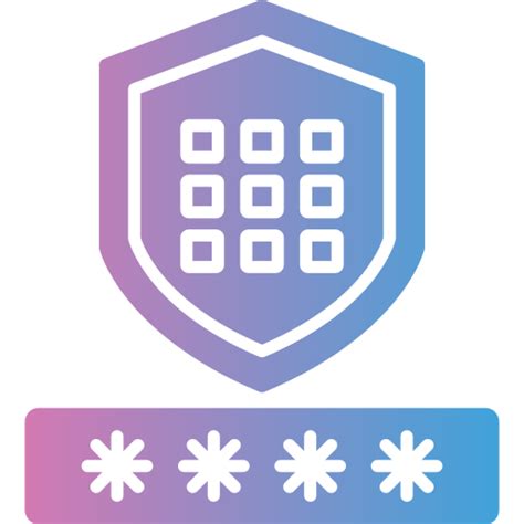 Security Code Generic Gradient Fill Icon