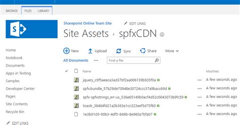 Everything Sharepoint SPFX Host A SharePoint Solution S Files In A SharePoint Online Document