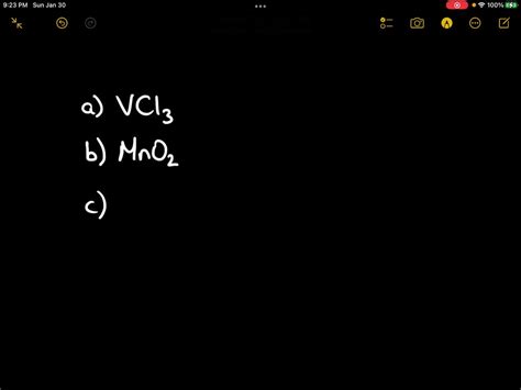 Solvedwrite Formulas For The Following Binary Compounds A Vanadium