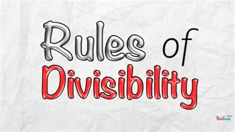Rules Of Divisibility Two Youtube