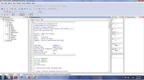 Codevisionavr Codes Kasapry