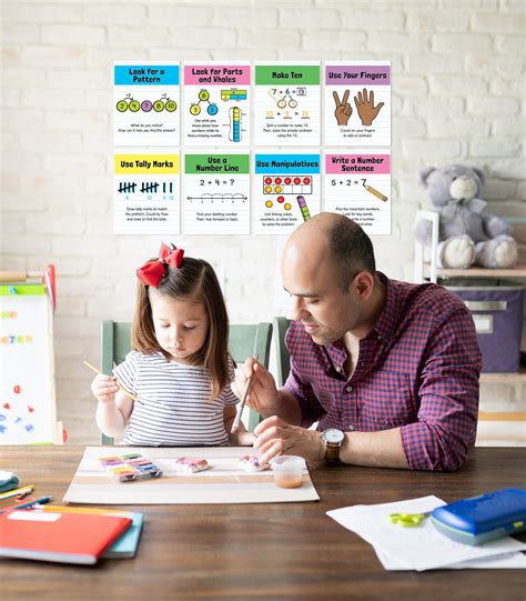 Carson Dellosa Math Strategies Posters 85 X 11 Math