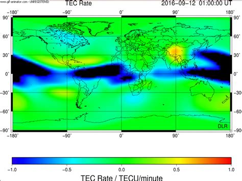 Earthquake Prediction Tec Rate Drops And Recovers
