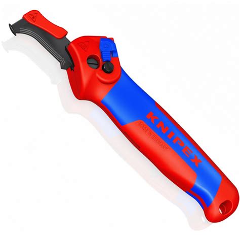 Нож с пяткой двухфункциональный KNIPEX 16 50 145 SB с функцией трещетки ...