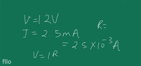 Plot A Graph Between V And I And Calculate The Resistance Of That Resisto