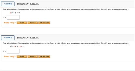 Solved Find The Real And Imaginary Parts Of The Complex Chegg
