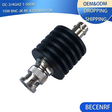 Rf 10w Bnc Jk Male To Female Rf Coaxial Attenuator 1 40db Dc 3ghz 4ghz Rf Attenuator