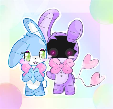 Chibi Toy Bonnie And Bonnie By Alpha Sama On Deviantart