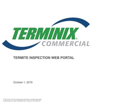 Termite Inspection Portal Terminix Pdf Computer Software And