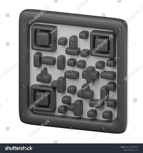 3d Qr Code Icon Illustration Render Stock Illustration 2202149739 Shutterstock