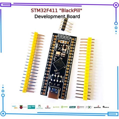 Jual Tr99 Stm32f411 Ceu6 Stm32f4 Black Pill Micropython Development Board Stm32 Dfrobot