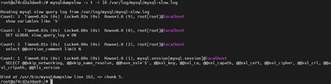 Mysql定位慢查询 技术栈
