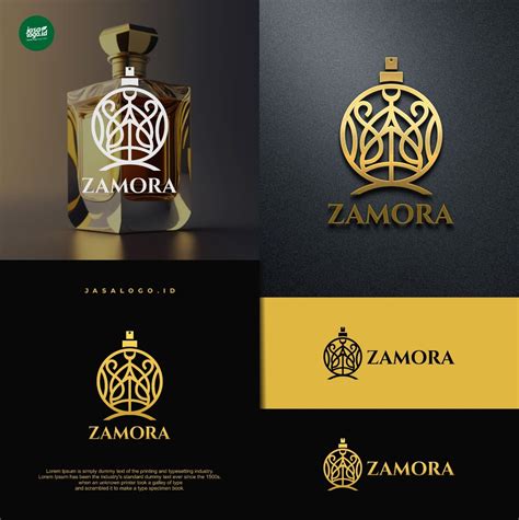 Desain Logo Parfum Keren Zamora Jasalogo Id