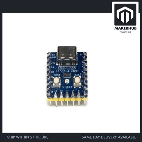 rp2040 zero microcontroller board raspberry pi dual core arm cortex m0 133mhz usb type c diy