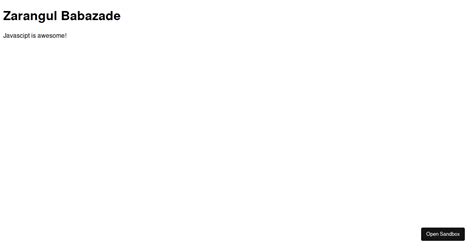 Task1 Codesandbox