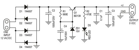 VDC Regulated Power Supply Electronics Lab