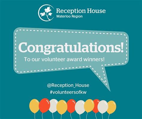 Congratulations To Our Reception House Waterloo Region