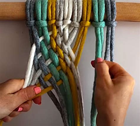How To Make A Continuous Weave Macrame DIY Joy