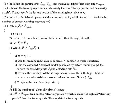 The Processing Flow Of Building The Cascaded Adaboost Detector Model In Download Scientific