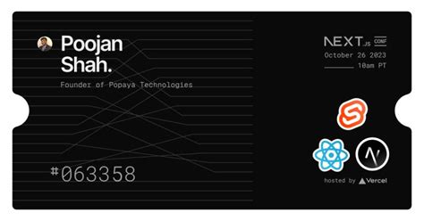 Poojan Shah On Linkedin Join Poojan Shah At Next Js Conf