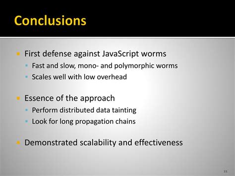 ppt spectator detection and containment of javascript worms
