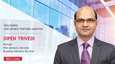 Ca Dipen Trivedi On Linkedin Thank You Bdo For The Belief And The Trust Thank You To Each And