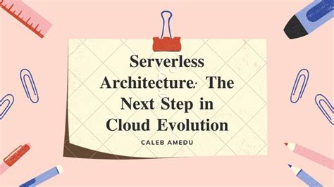 Caleb Amedu On Linkedin Cloudcomputing Serverlessarchitecture