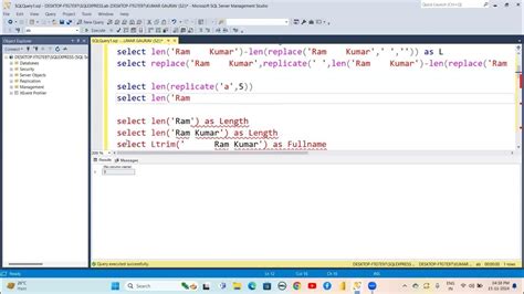 Sql Text Function Substring Charindex Leftright Youtube