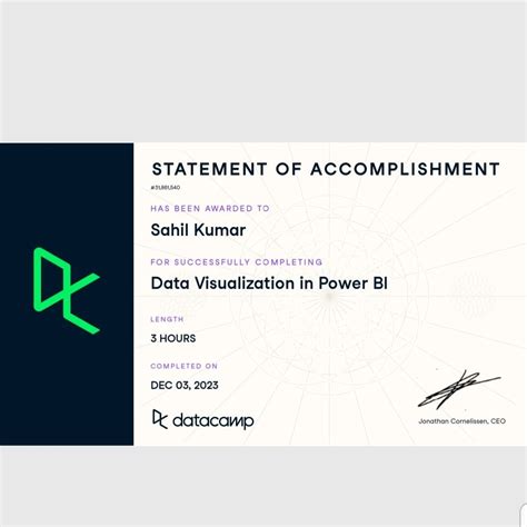 Sahil Sachdev On Linkedin Powerbi Dataanalytics Certificationcomplete