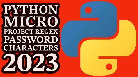 Python Programming Regex Check String Characters Micro Project 2023