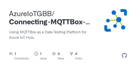 GitHub AzureIoTGBB Connecting MQTTBox To IoT Hub Using MQTTBox As A