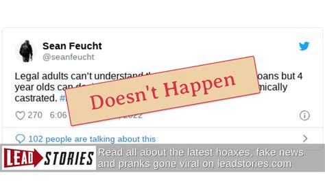 Fact Check Four Year Olds Are NOT Prescribed Puberty Blockers Lead