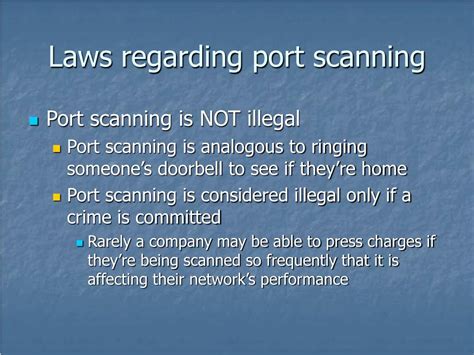 Ppt Study Of Network Port Scanning Attacks Powerpoint Presentation