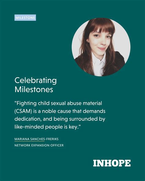Inhope On Linkedin Milestone Teammember Celebratingmilestones Globalimpact