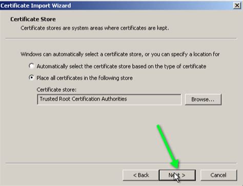 Install Root Certificate Authority CA On Windows XP The Gahooa Perspective