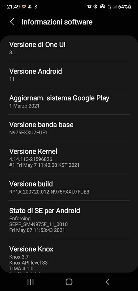 Aggiornamenti Samsung Galxy Note 10 Samsung Community