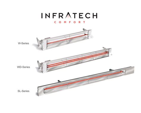 Infratech Wd Series 39 Inch 5000w 240v Electric Infrared Patio Heater