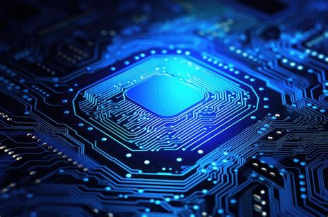 Premium Ai Image Fingerprint On An Electronic Circuit