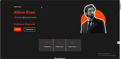 portfolio html css javascript fontawesome webdevelopment… abbas