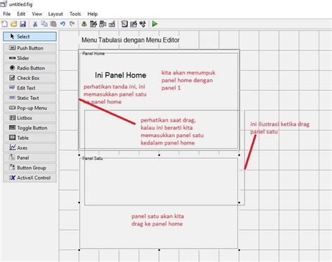 membuat menu di gui matlab ketutrare