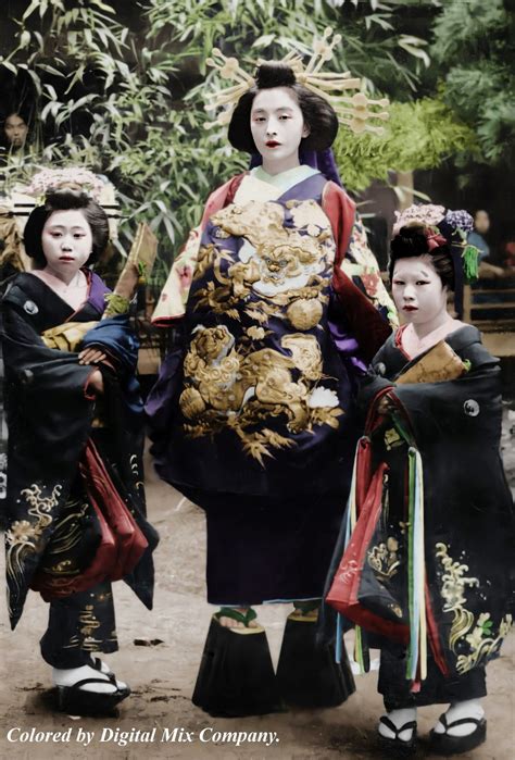 Digital Mix Company 公式 on Twitter 着物 歴史 写真 江戸 写真